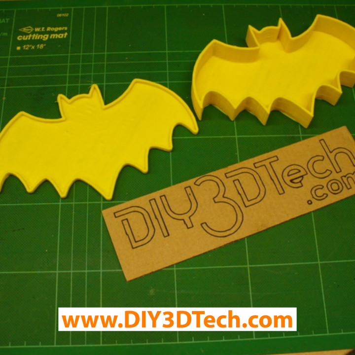 3D Printable Bat Gift Box! by Mr. DIY3DTech.com