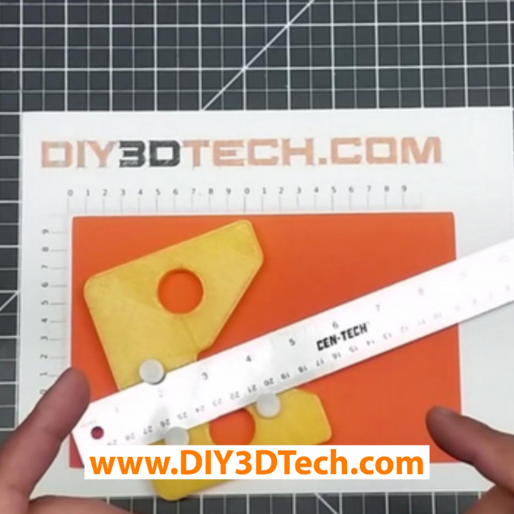 3D Printable Parametric Center Finder! by Mr. DIY3DTech.com