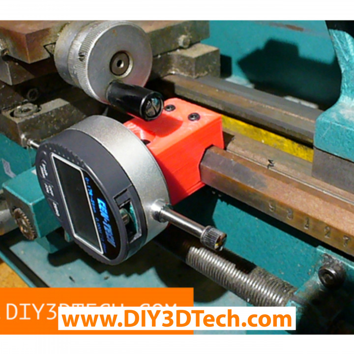 3D Printable Chinese Mini-Lathe Z/X Axis DRO! by Mr. DIY3DTech.com
