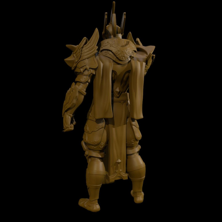 3D Printable Angelic Knight by Jeremy Smith