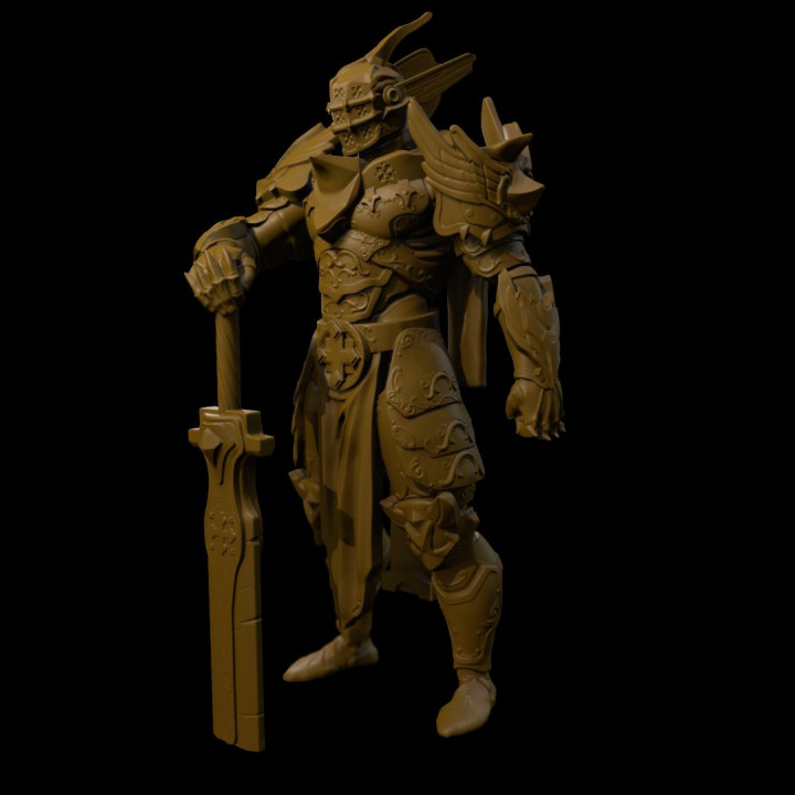 3D Printable Angelic Knight by Jeremy Smith