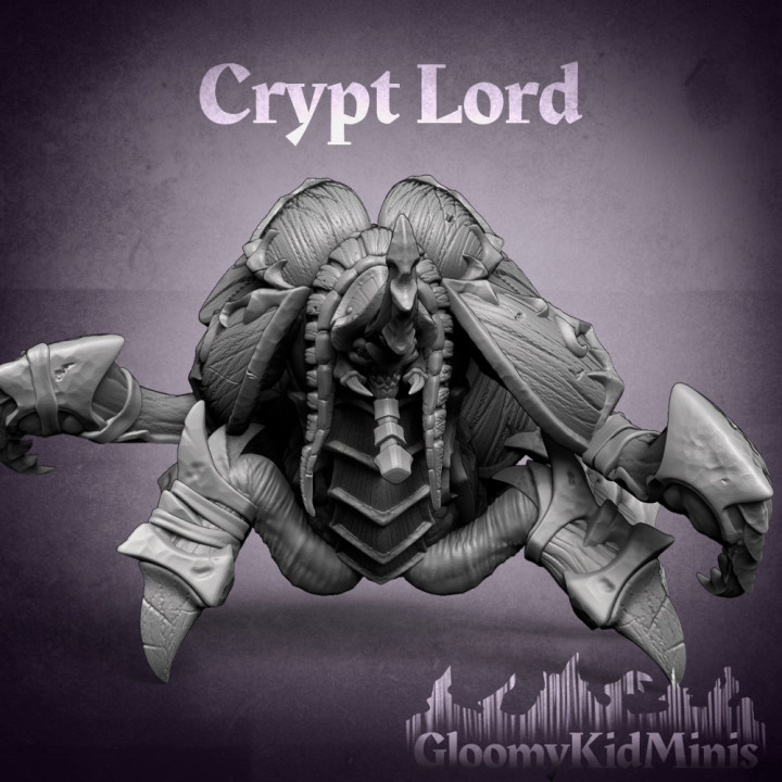 3D Printable Crypt Lord by GloomyKidMinis