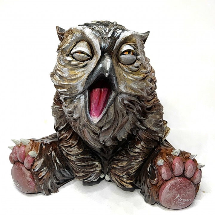 3D Print of Yawning Cub - PATREON SPECIAL by kristenransom