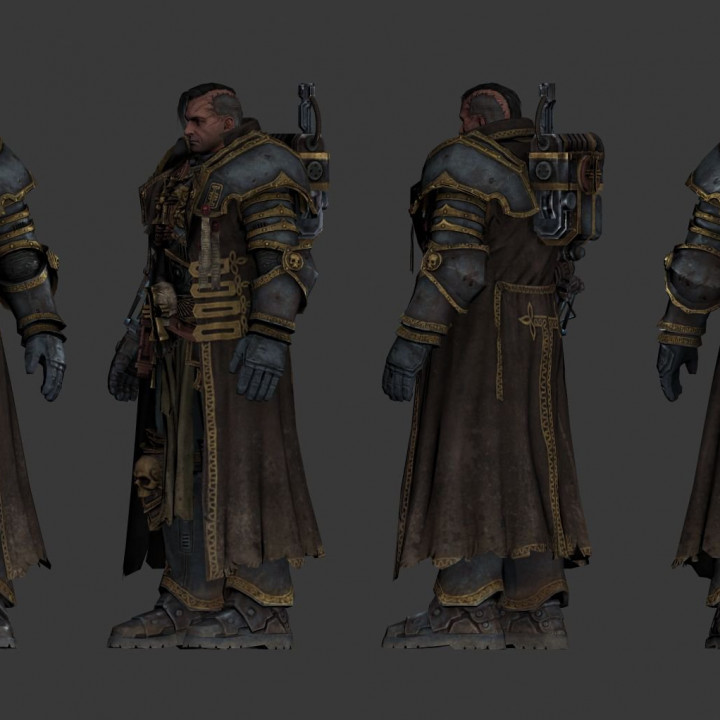 3D Printable Inquisitor Drogan by Sascha Hähnel