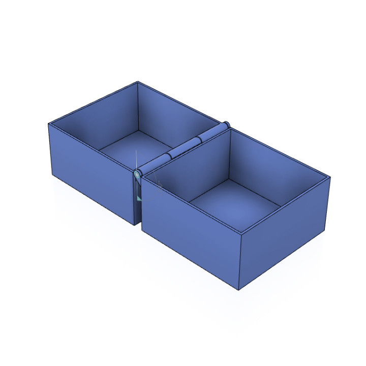 3D Printable Hinged Box by oTTeuM sTudio