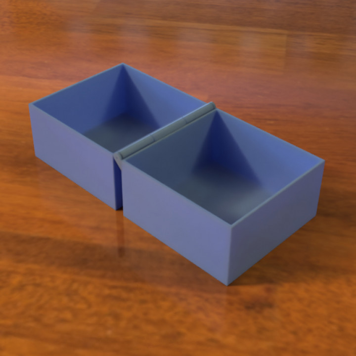 3D Printable Hinged Box by oTTeuM sTudio