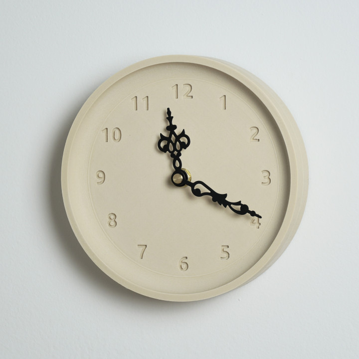 3D Printable Clock by Scott Wu