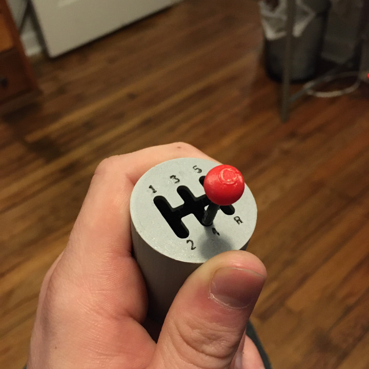 3D Printable 5-Speed Fidget Shifter by Will Maijala