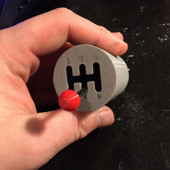 3D Printable 5-Speed Fidget Shifter by Will Maijala