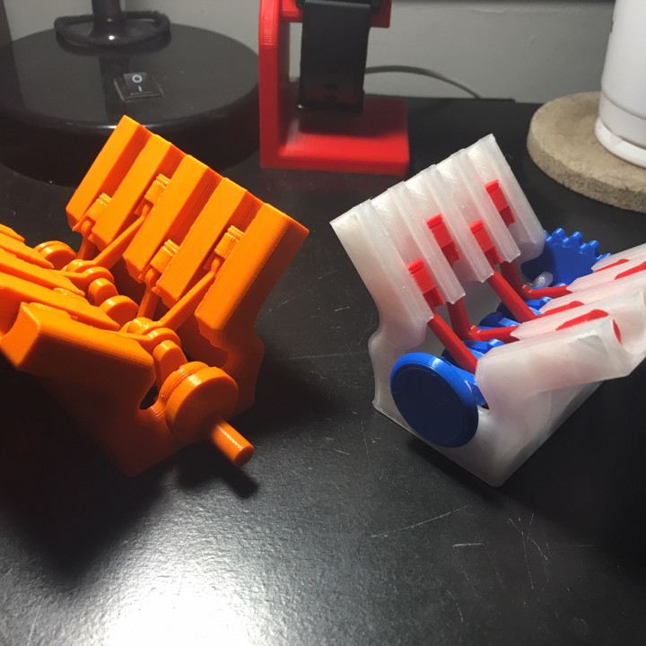 3D Printable Engine Model 2.0 by Will Maijala