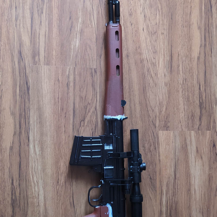 3D Print of SVD Dragunov sniper rifle - scale 1/4 通过 tomaszlabus