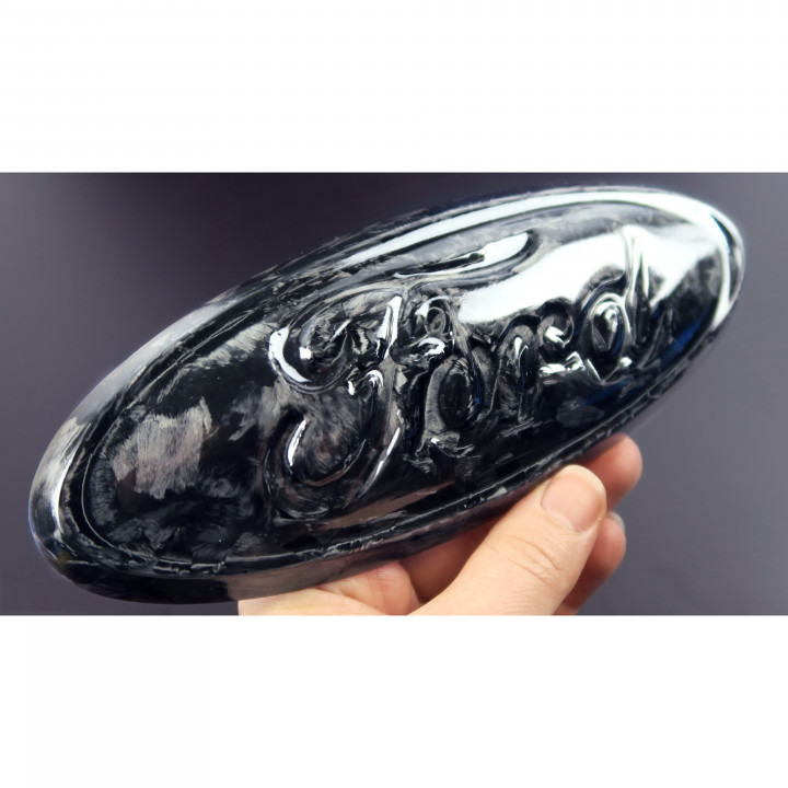 3D Printable Ford Emblem Mold by Lindy Design Lab