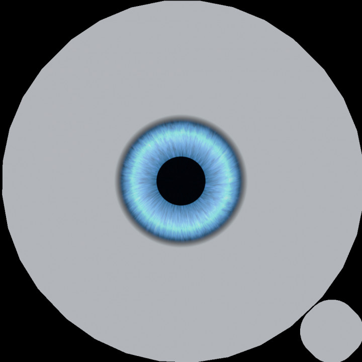 3D Printable eye by Tomasz