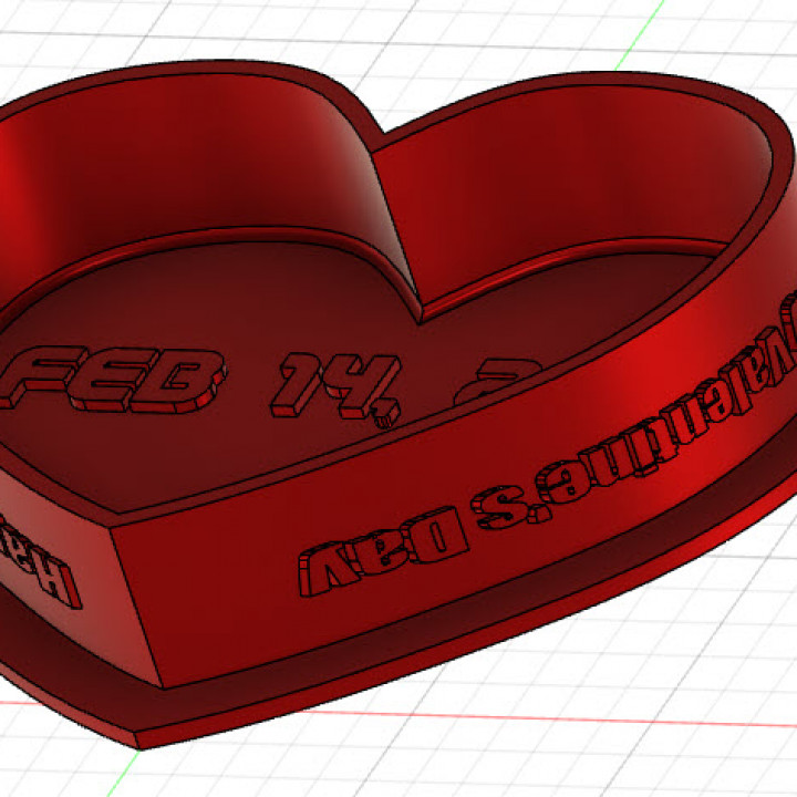 3D Printable Valentine Gift Box by Tuan Le