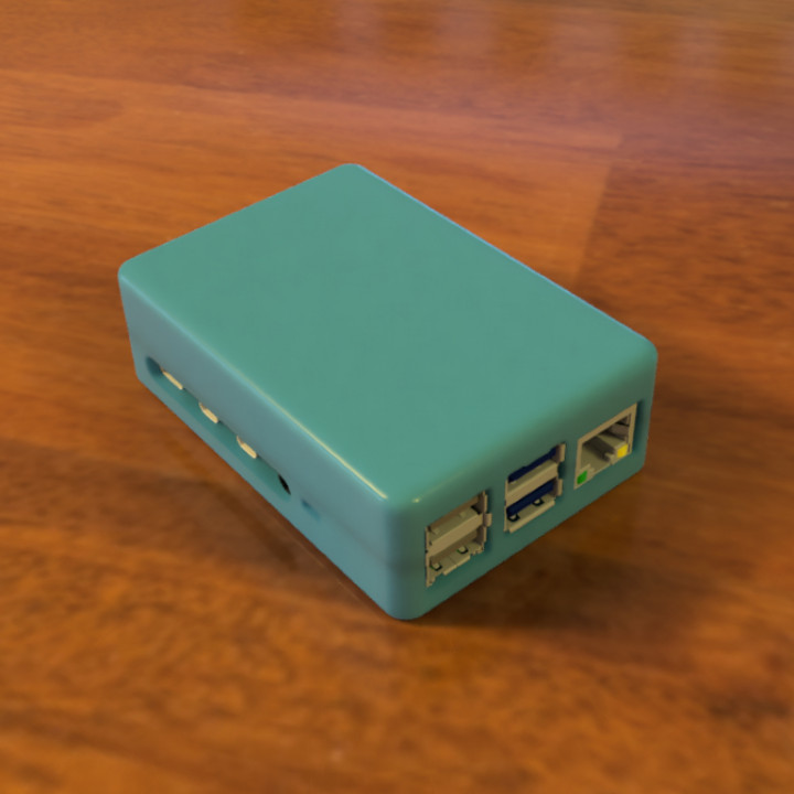 3D Printable Rasberry Pi 4 Case by oTTeuM sTudio