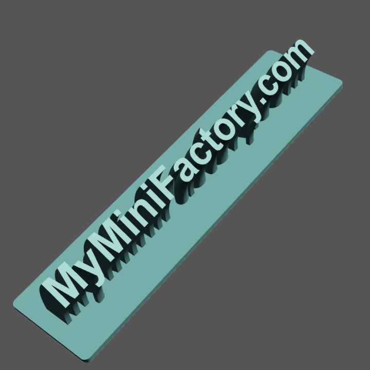 3D Printable MyMiniFactory.com on a Desk by oTTeuM sTudio