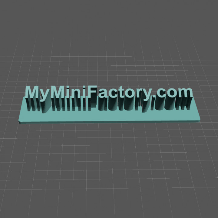 3D Printable MyMiniFactory.com on a Desk by oTTeuM sTudio
