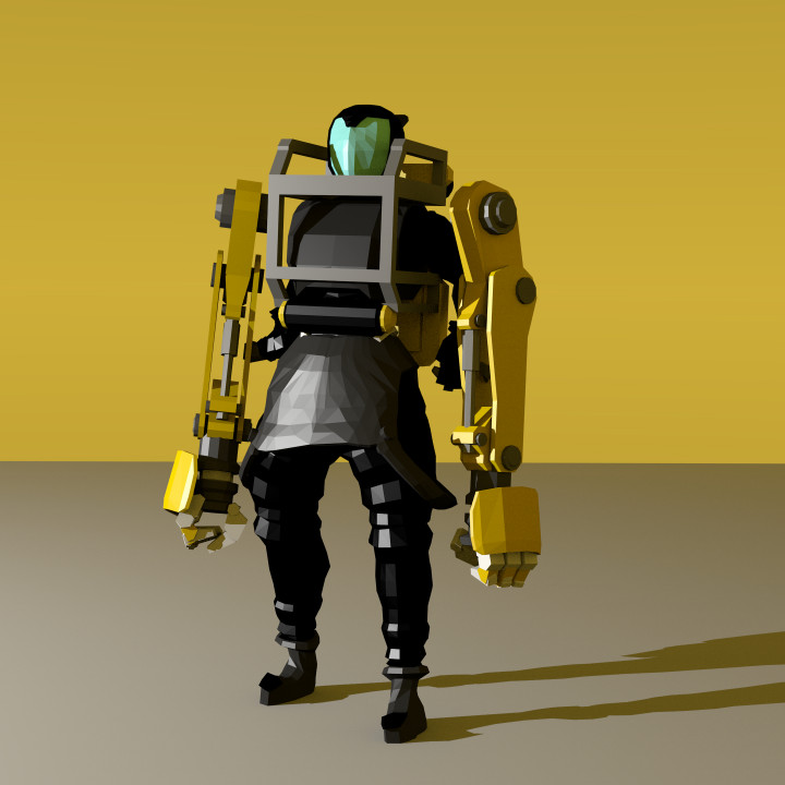 3D Printable Loader (Risk Of Rain2) by Brandon Schuman