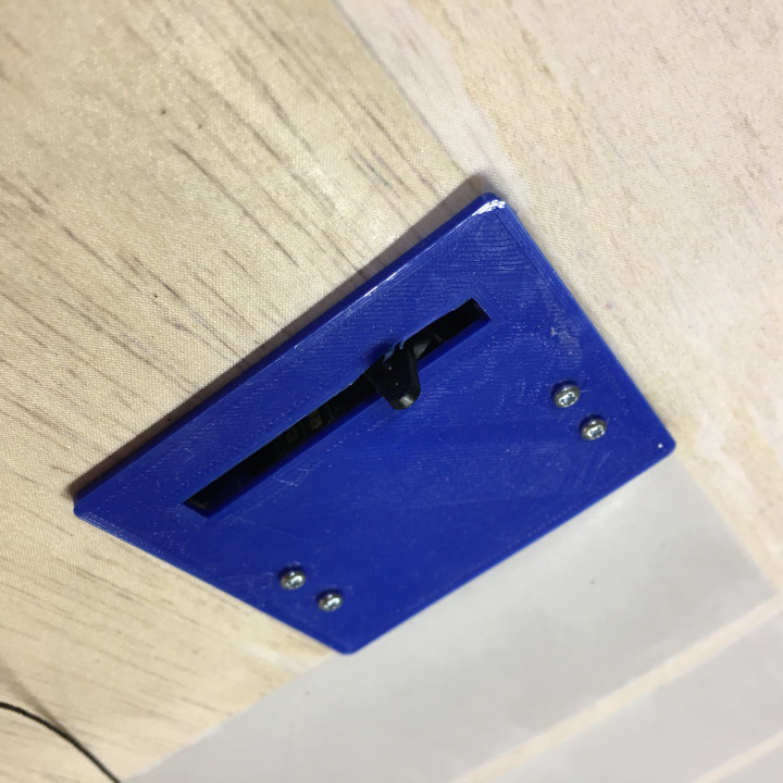 3D Printable Aileron Servo Tray by Tim Tyler