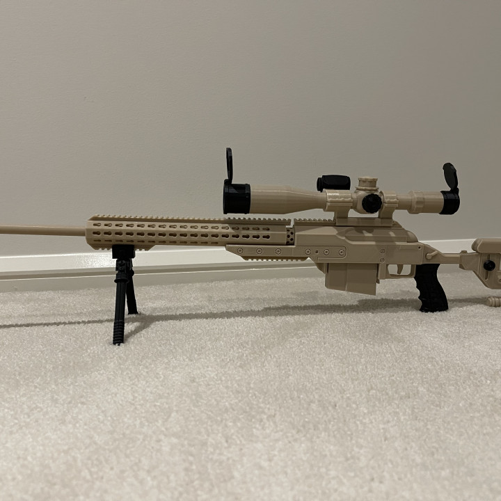 3D Print of Steyr Mannlicher SSG M1 Sniper Rifle - scale 1/4 by ivy1