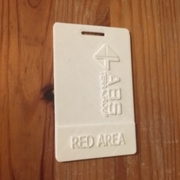 3D Printable Escape From Tarkov Yellow Keycard by Sander