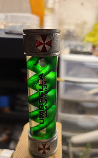 3D Printable T-Virus Canister from Resident Evil by Thierry Deux