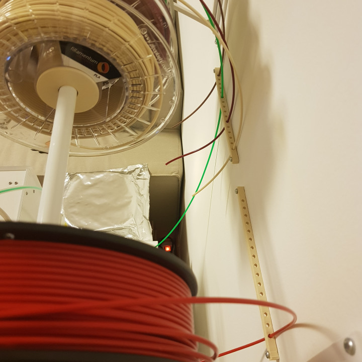 3D Printable Wall Filament Holder by Pascal Albinsson