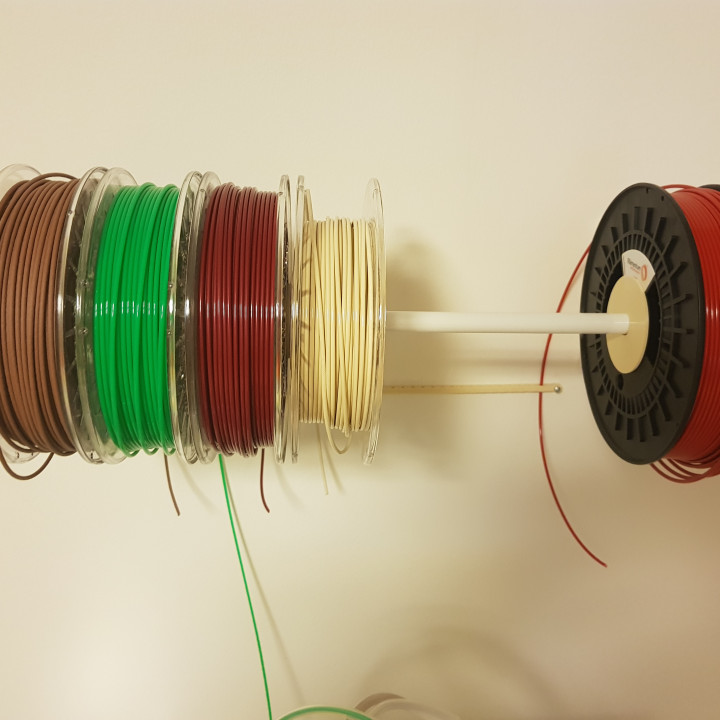 3D Printable Wall Filament Holder by Pascal Albinsson