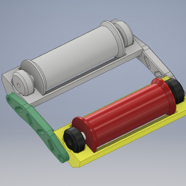 3D Printable Spool Holder Roller by WaHoJangLong