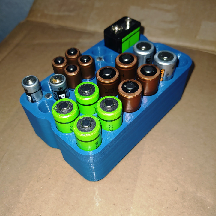 3D Printable Battery Holder by Harun