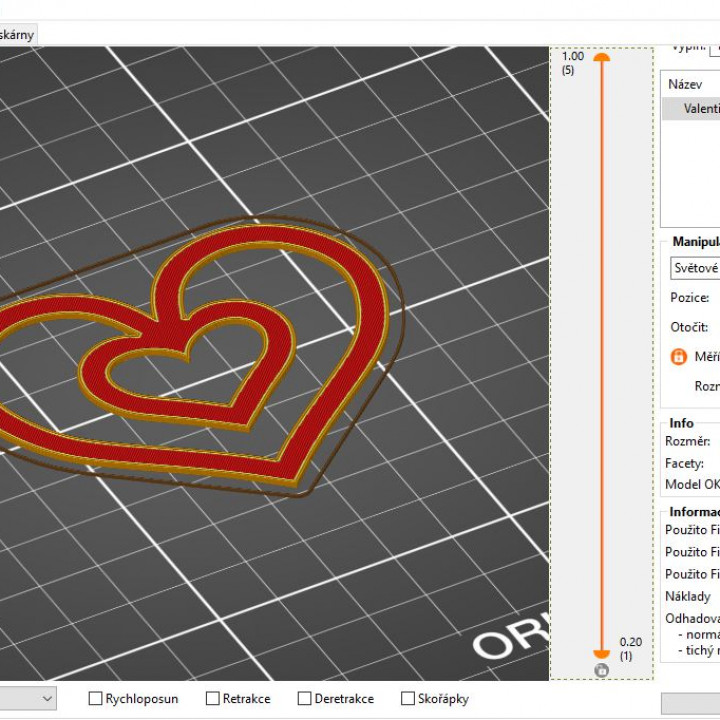 3D Printable Valentine heart by J P