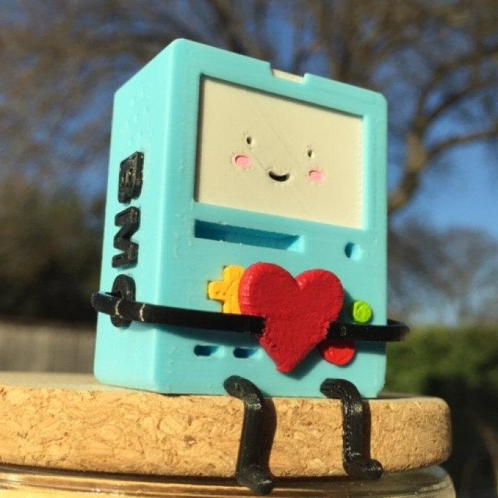 3D Printable BMO Valentine by MerganMcFergan