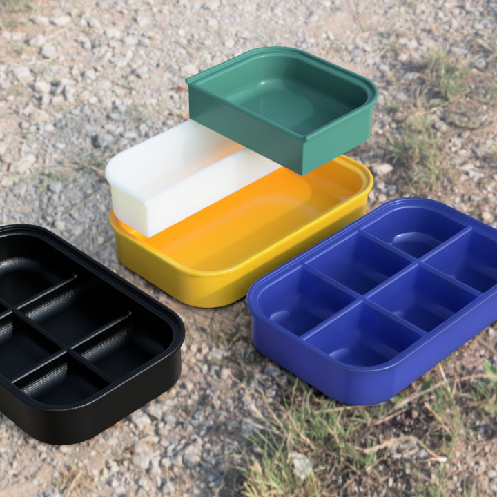 3D Printable SPT: Stacking Part Trays by ShannDeMann