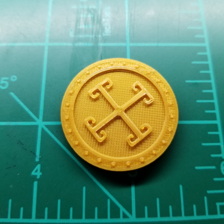 3D Printable Spongebob Replica Doubloon by Nick