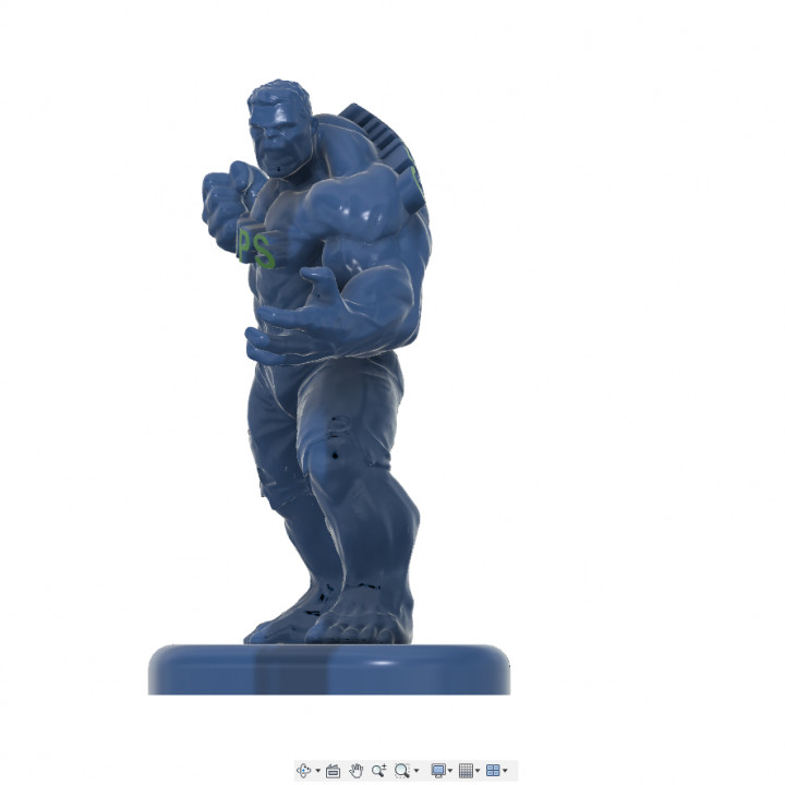 3D Printable Genius 3DPS Hulk by oTTeuM sTudio