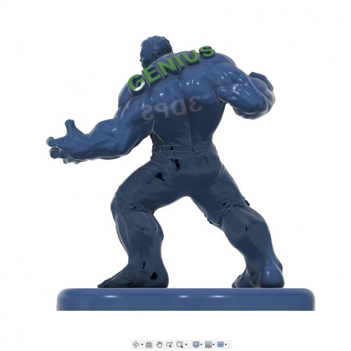 3D Printable Genius 3DPS Hulk by oTTeuM sTudio