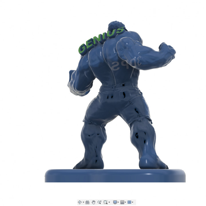 3D Printable Genius 3DPS Hulk by oTTeuM sTudio