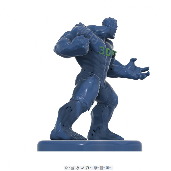 3D Printable Genius 3DPS Hulk by oTTeuM sTudio