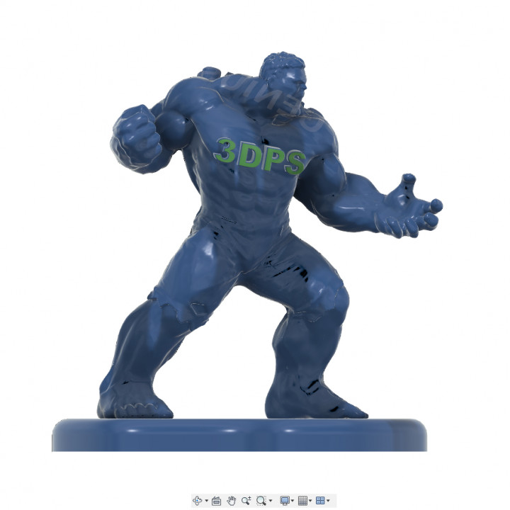 3D Printable Genius 3DPS Hulk by oTTeuM sTudio