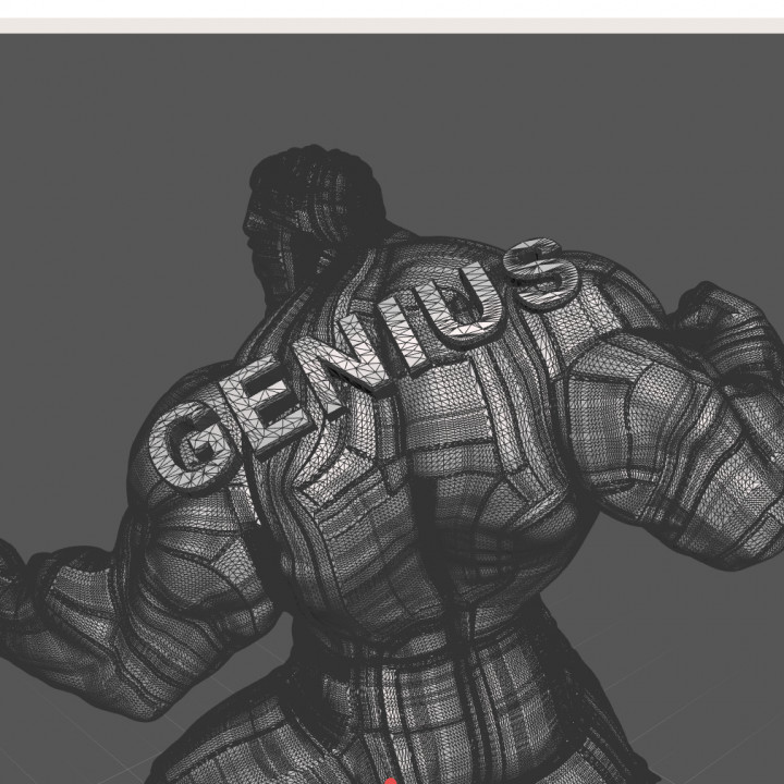 3D Printable Genius 3DPS Hulk by oTTeuM sTudio