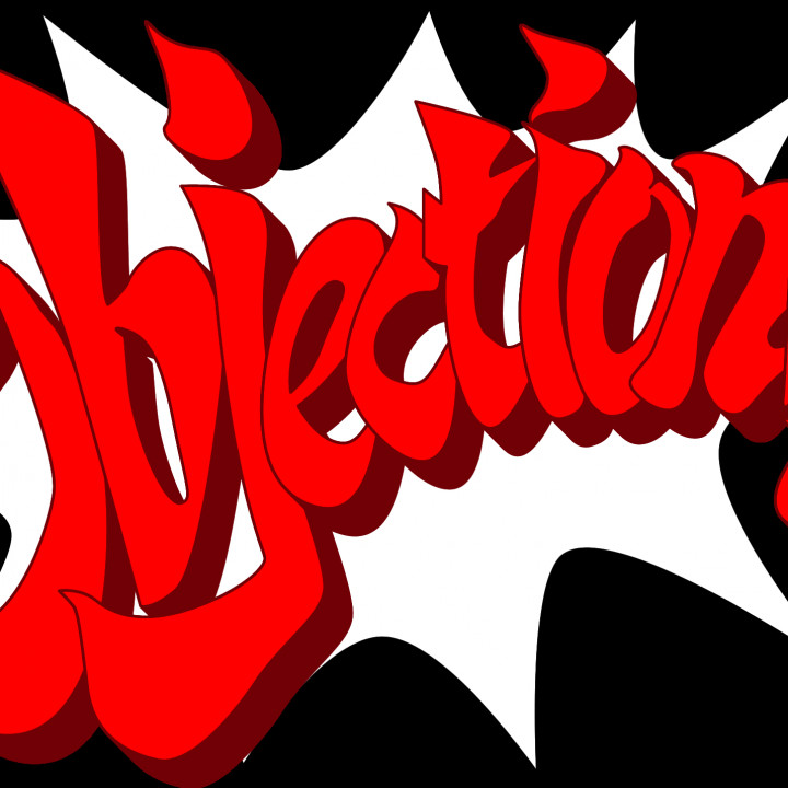 3D Printable Objection Keychain by Maria Lopez Tortosa