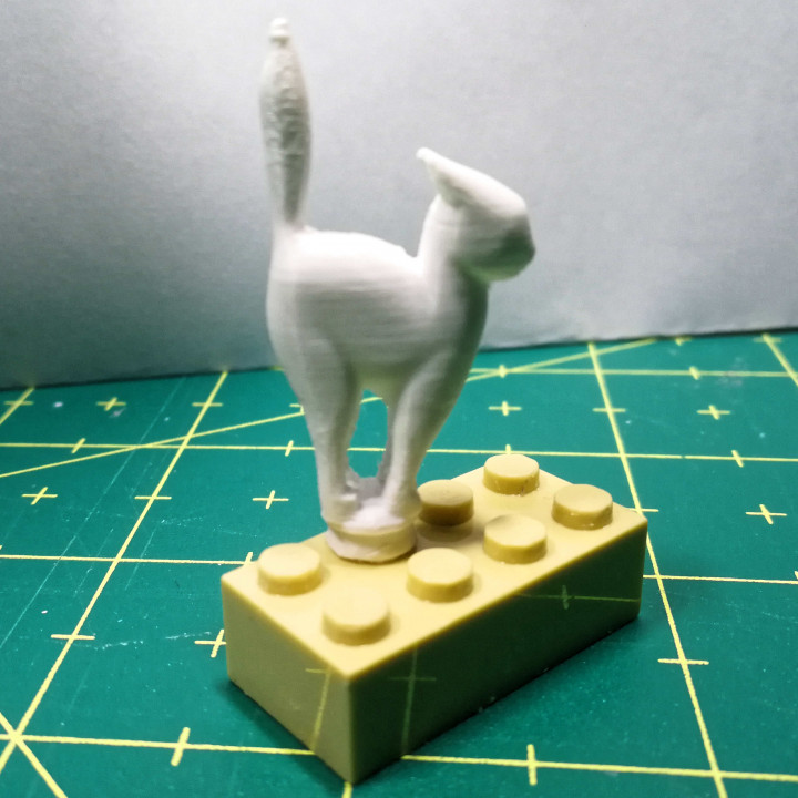 3D Printable LEGO compatible cat by Bolliandi Bernard