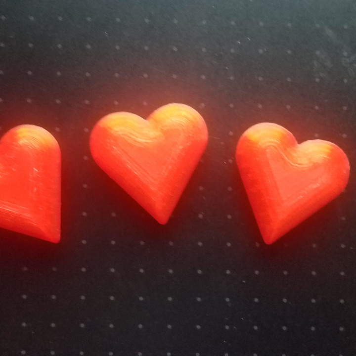 3D Printable Valentine's Day Heart by Clayton Hickey