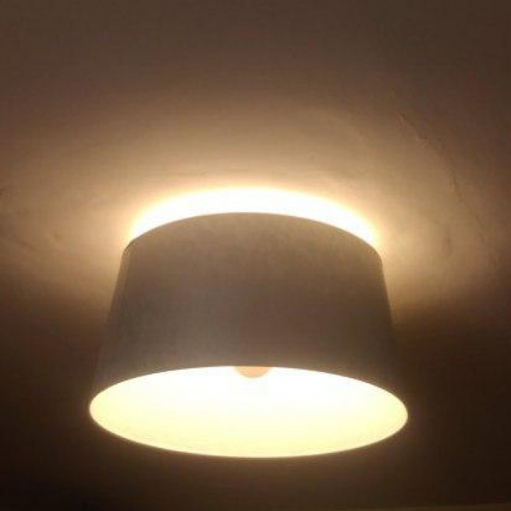 3D Printable Universal Ceiling hood lamp mount by Gianluca Magrini