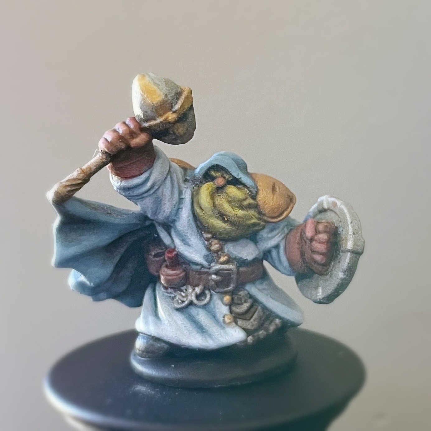 3D Printable Dwarf Cleric Miniature - pre-supported by Epics N Stuffs
