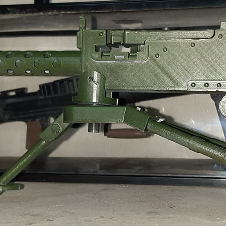 3D Print of Browning cal.30 M1919 - scale 1/4 by keithwalsh