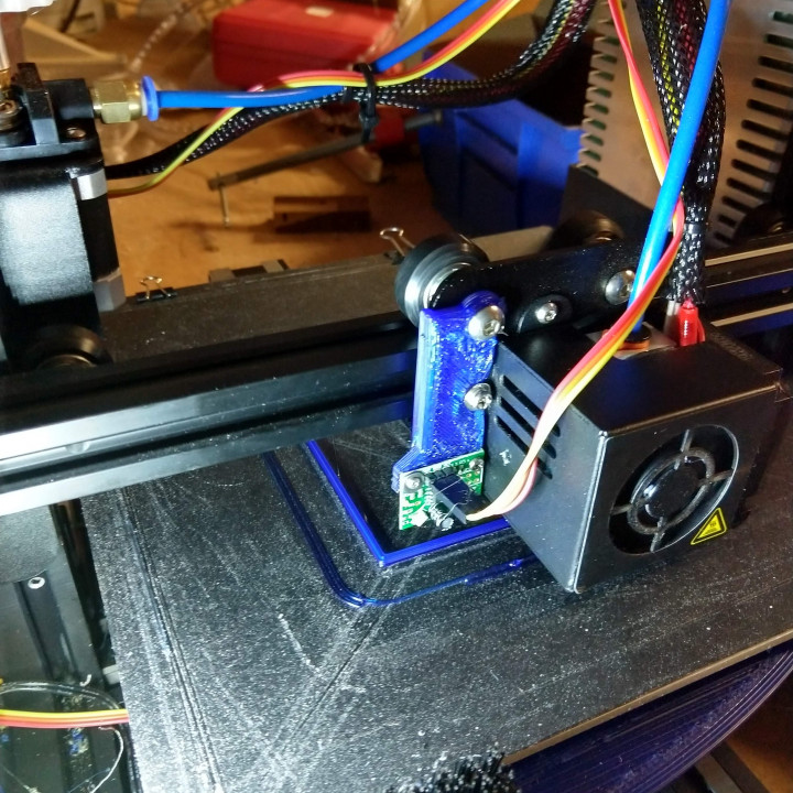 3D Printable Mini IR sensor bracket for Ender 3 by ForceConstant