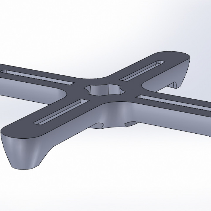3D Printable quadcopter frame by mohammadjavad zaki