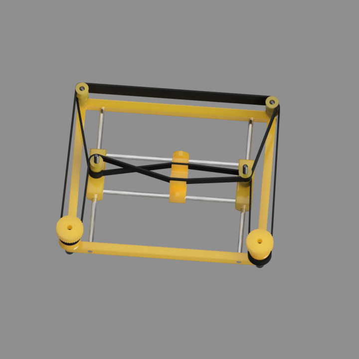 3D Printable Manual CoreXY Mechanism by Dr Ronny