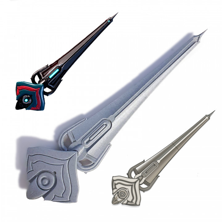 3D Printable Parazon from Warframe game by Anton Novozhilov